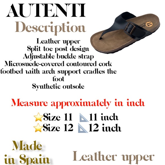Autenti Shoes | Shoes | New Mens Autenti Black Made Spain Toe Thong ...